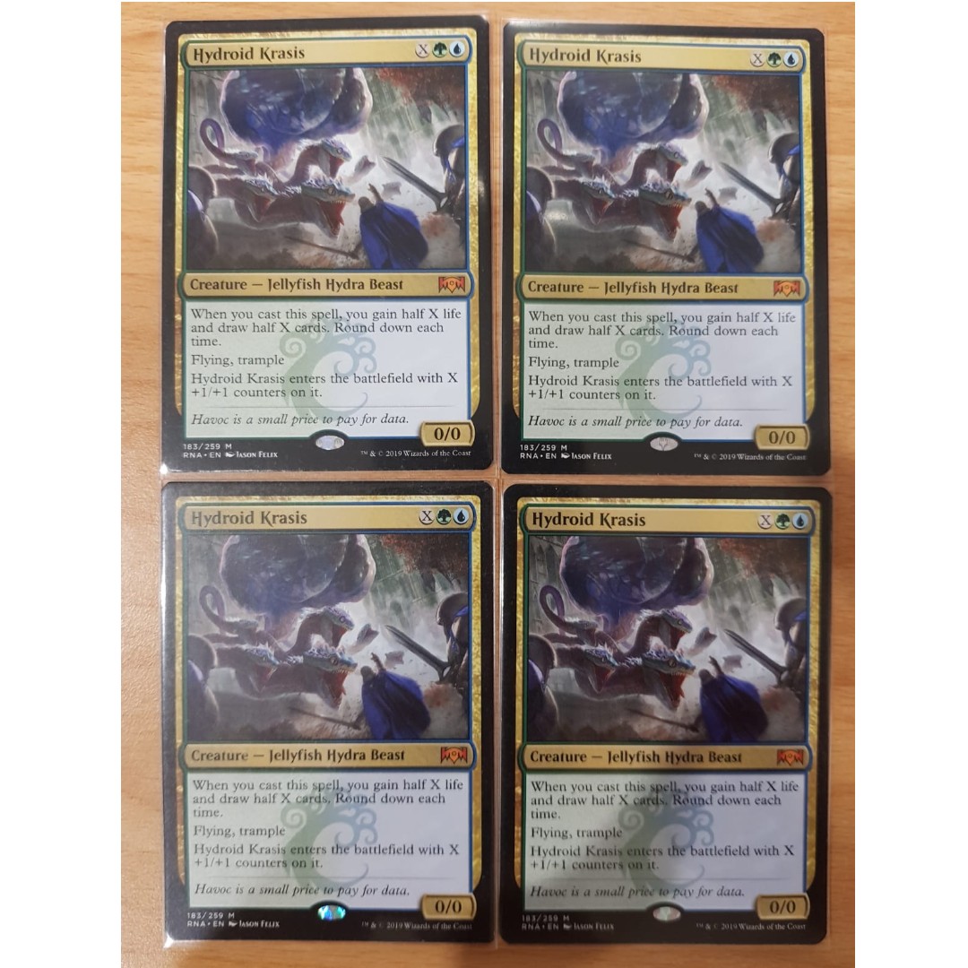 MTG 1-4x Hydroid Krasis (Near Mint), Hobbies & Toys, Toys & Games on ...