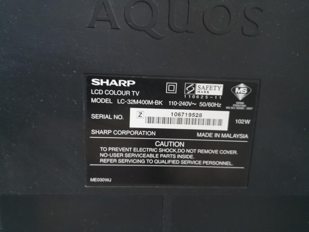 32 inch sharp tv, TV & Home Appliances, TV & Entertainment, TV on Carousell