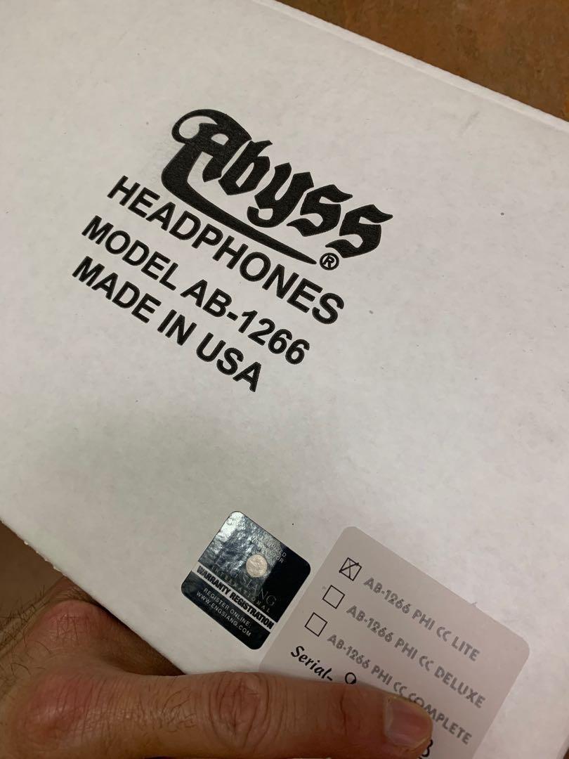 Abyss 1266 TC PHI CC LITE Planar headphones, Audio, Headphones ...