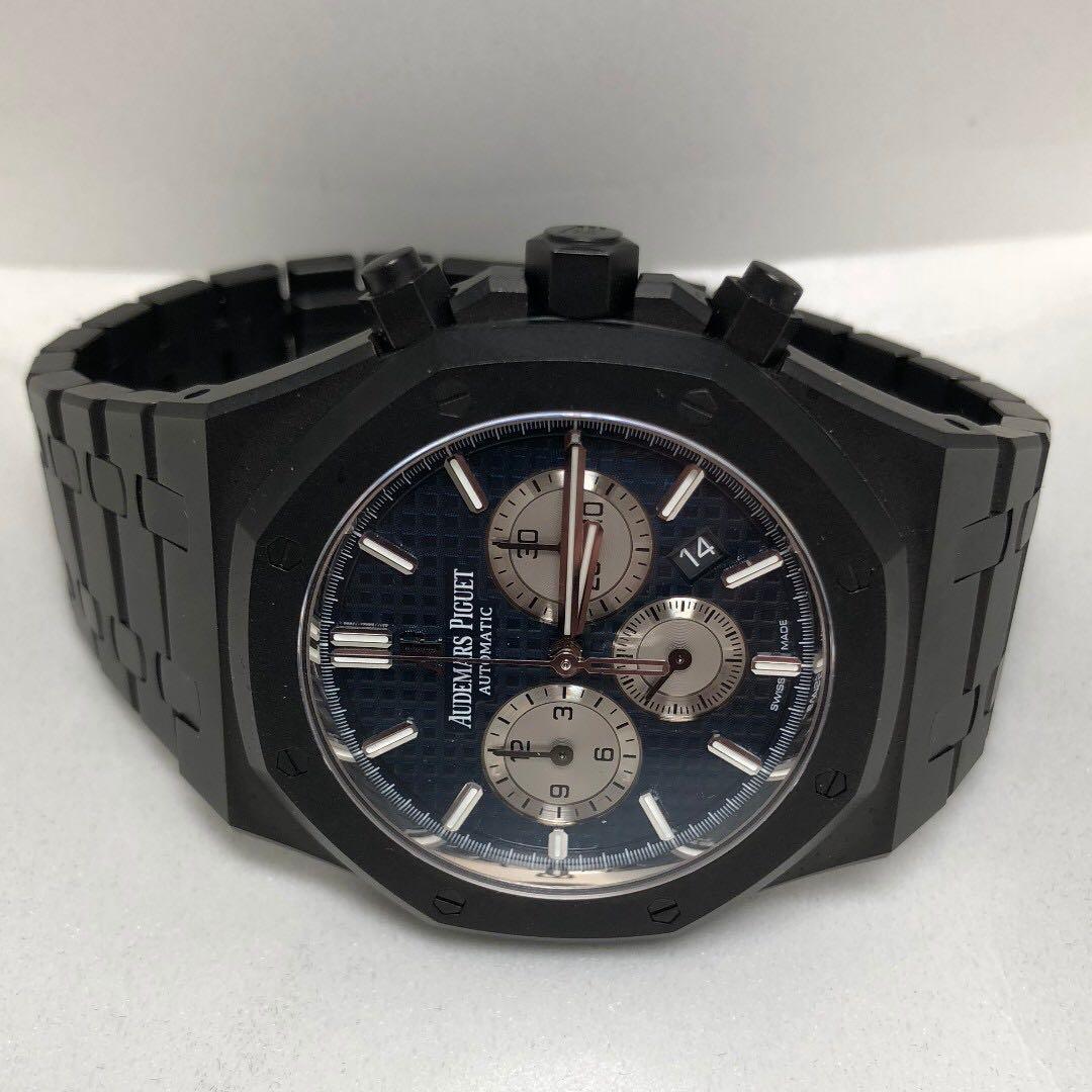 Audemars Piguet Boutique Edition (Blue Dial) & Black PVD finishing - AP ...