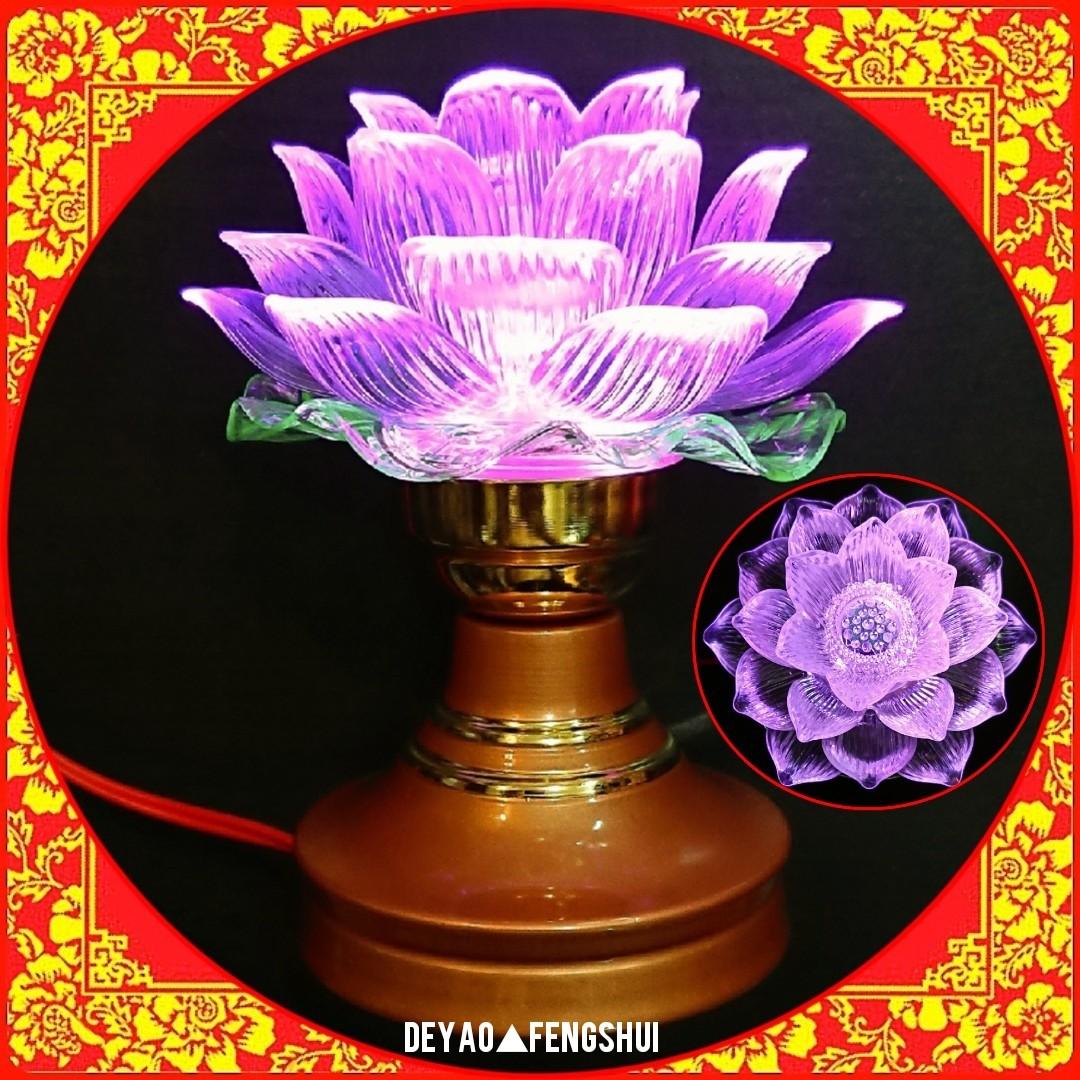 BN Auspicious Religious Lotus Flower Lamp , Hobbies & Toys, Memorabilia ...