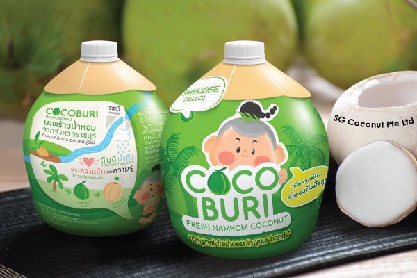 Cocoburi Fresh Thai Namhom Coconut Drink, Food & Drinks, Beverages on ...