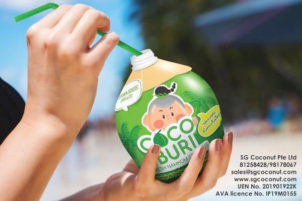 Cocoburi Fresh Thai Namhom Coconut Drink, Food & Drinks, Beverages on ...
