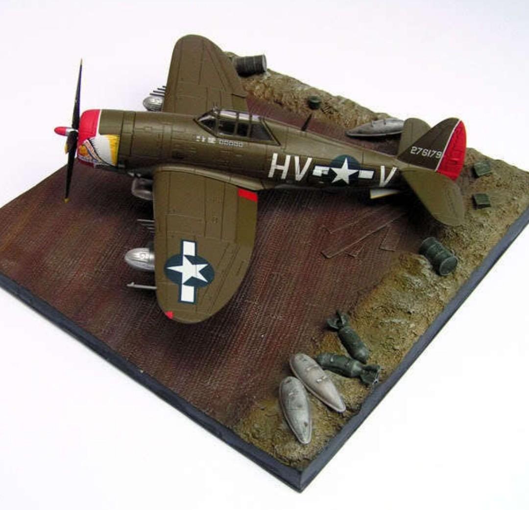 Dragon Warbirds 1/72 P-47D Razorback " Little Chief ", 56th FG, 61st FS ...