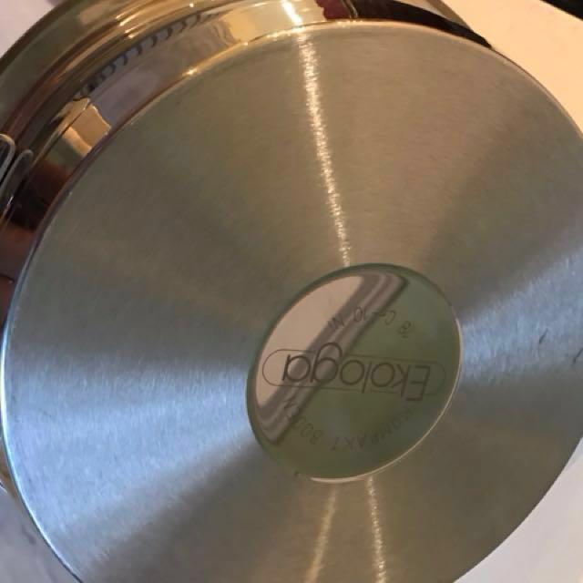 Ekologa by silga Stainless steel cookware Italy, TV & Home Appliances ...