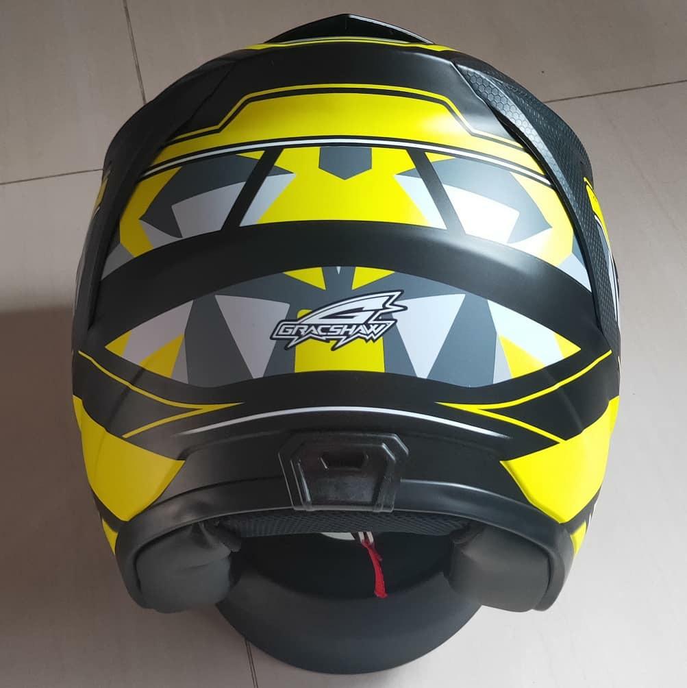 Gracshaw Helmet, Motorcycles, Motorcycle Accessories on Carousell