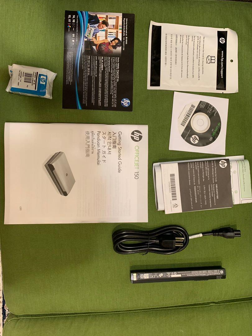 HP Officejet 150 Mobile All in One Printer, Computers & Tech, Printers ...