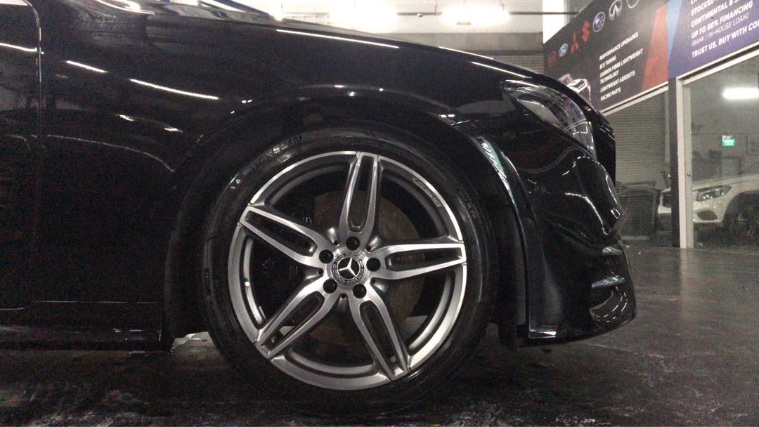 Mercedes E Class Coupe or Sedan Factory Sports Rims Wheels with Tyres ...
