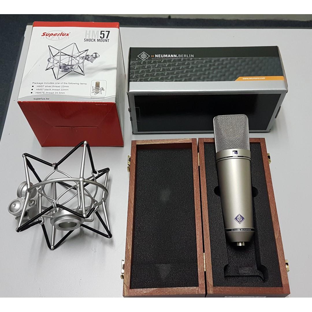 Neumann U87Ai Condenser Microphone (Nickel) with Shock Mount., Hobbies ...