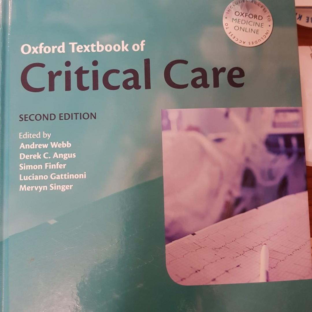 Oxford Textbook of Critical Care 2nd edition ; ICU textbook, Hobbies ...