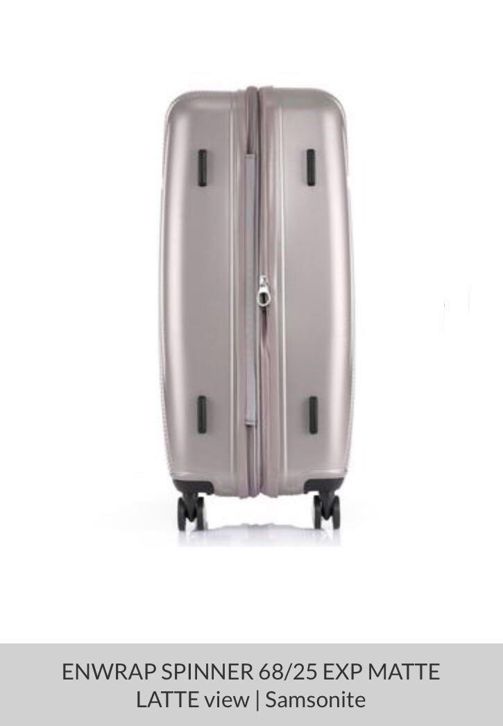 Samsonite Enwrap Spinner 75/28 Matte Latte, Hobbies & Toys, Travel ...