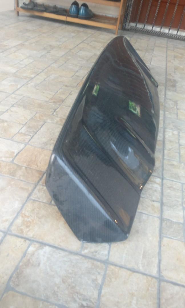 Scirocco carbon fiber vortex spoiler, Car Accessories, Accessories on ...