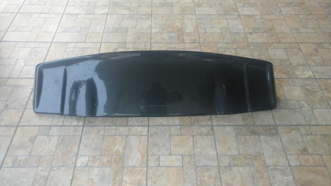 Scirocco carbon fiber vortex spoiler, Car Accessories, Accessories on ...