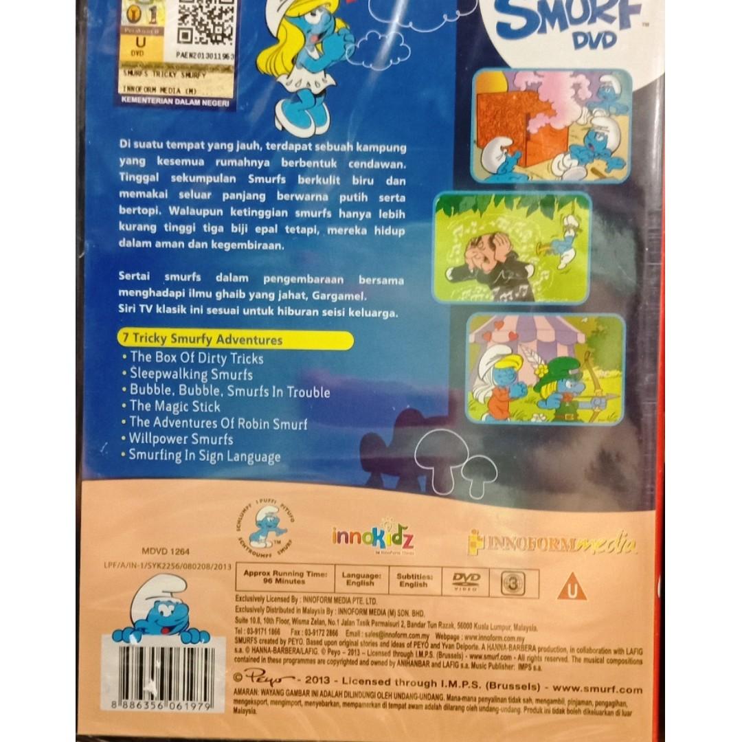 The Smurfs Tricky Smurfy DVD, Hobbies & Toys, Music & Media, CDs & DVDs ...