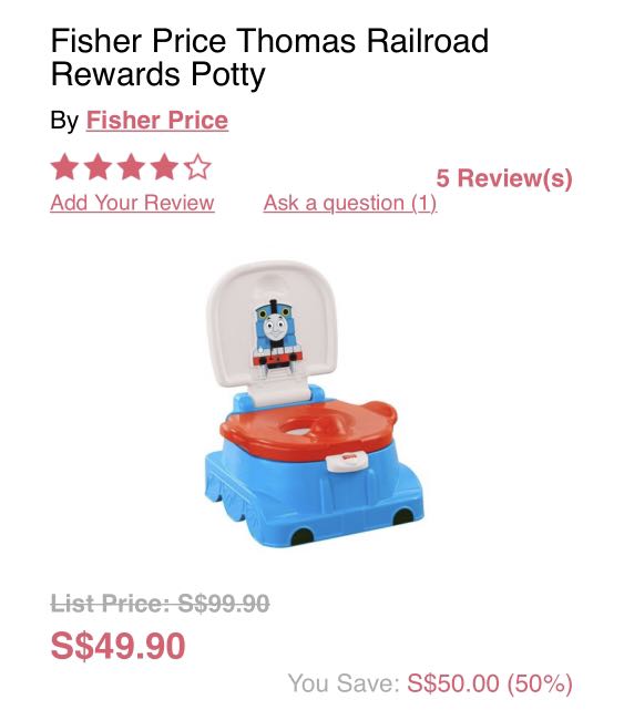 Thomas the engine potty - NEW, Hobbies & Toys, Toys & Games on Carousell