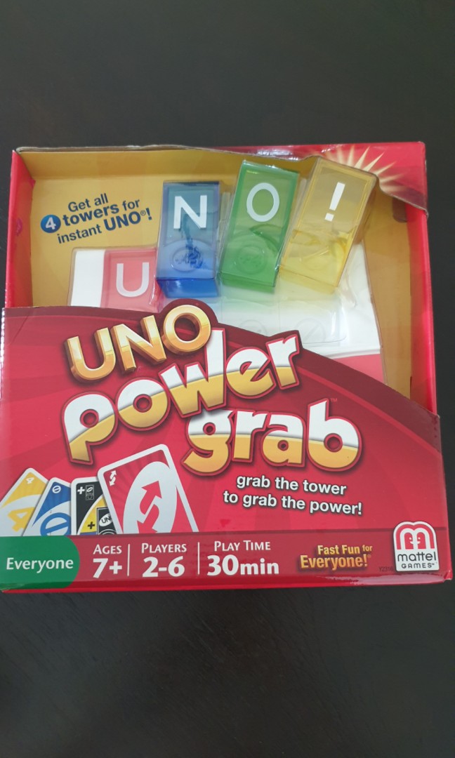 Uno power grab, Hobbies & Toys, Toys & Games on Carousell