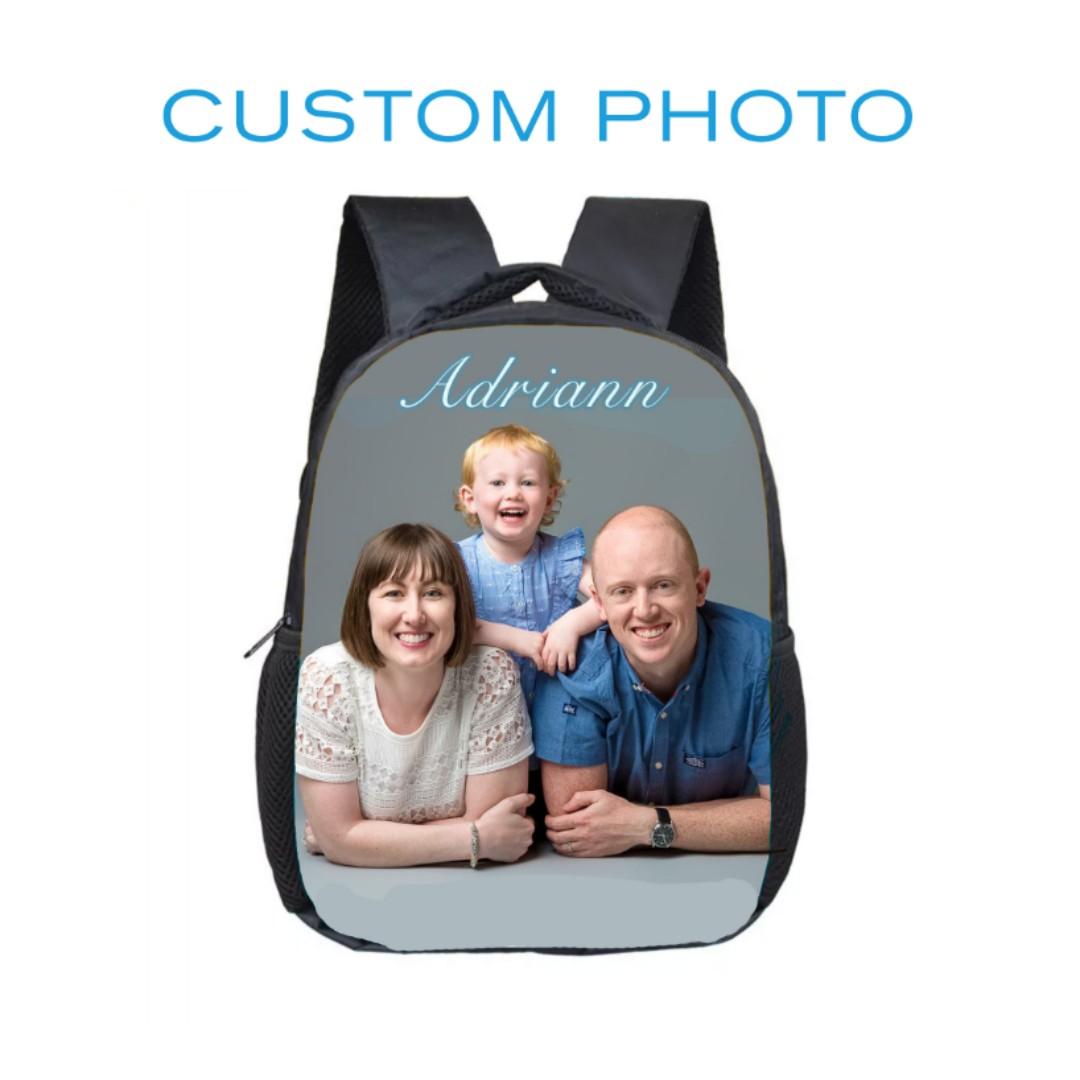 12 inch Customize Your Logo Name Image Toddlers Backpack | Children ...