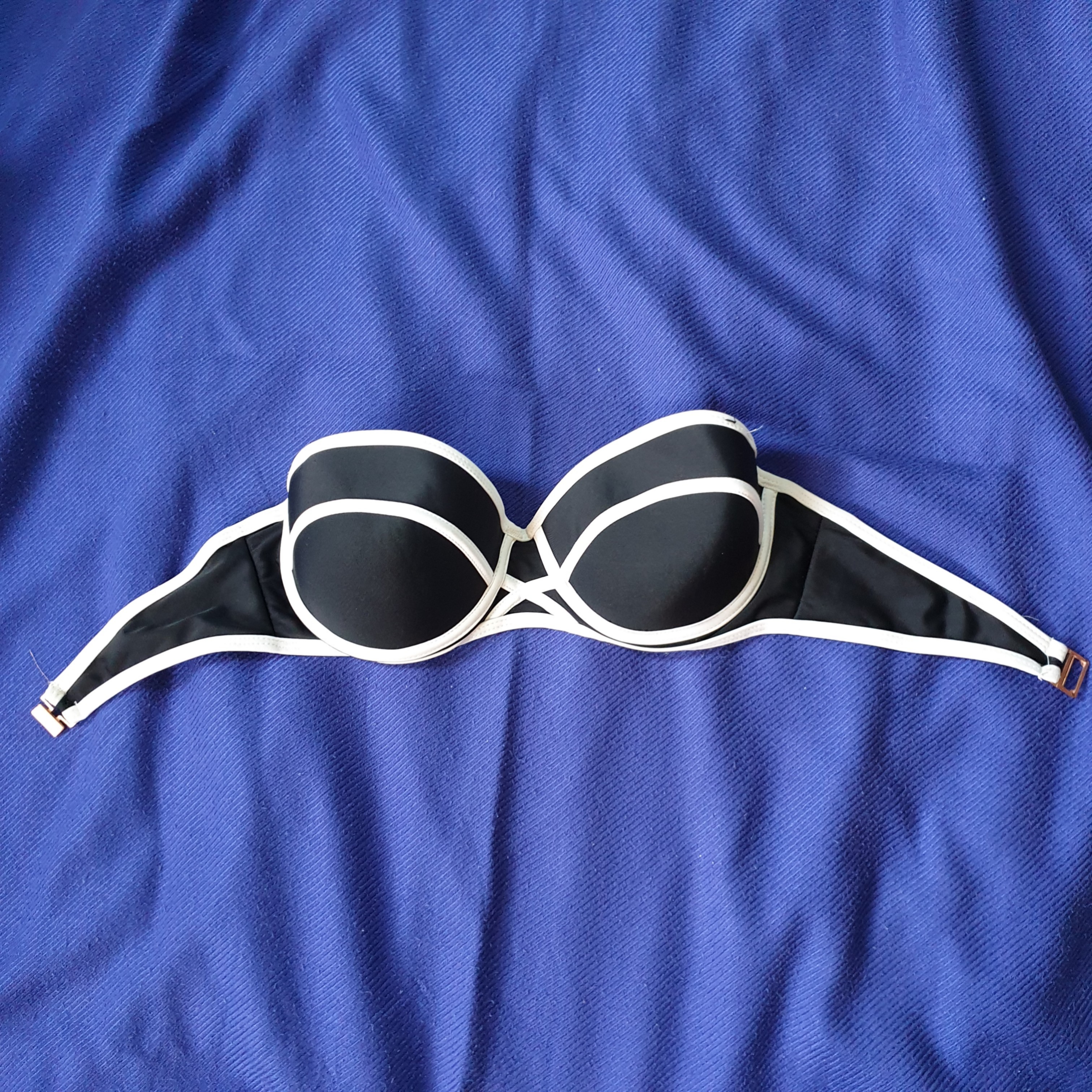 Black triangle bikini top, Women's Fashion, Coats, Jackets and ...