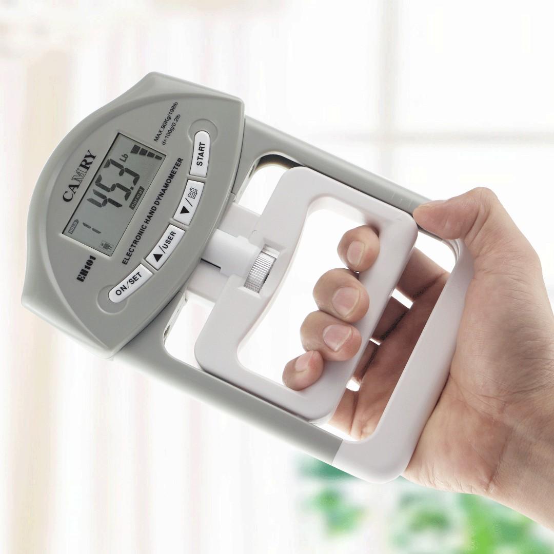CAMRY Digital Hand Dynamometer Grip Strength Measurement Meter Auto ...