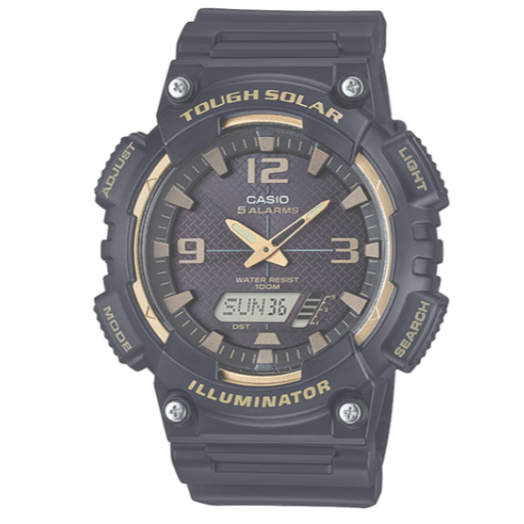 Casio Unisex Tough Solar watch AQ-810W-1A3, Luxury, Watches on Carousell