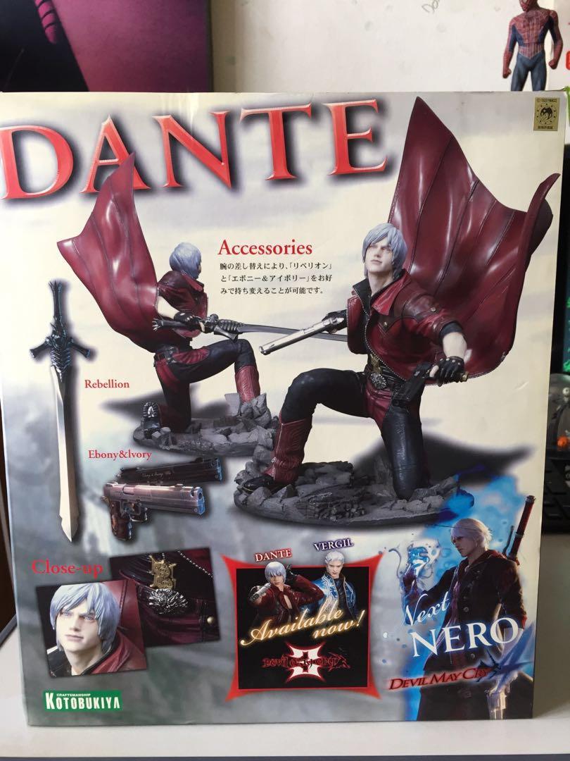 Devil May Cry 4: Dante nom scale prepainted figure, Hobbies & Toys ...
