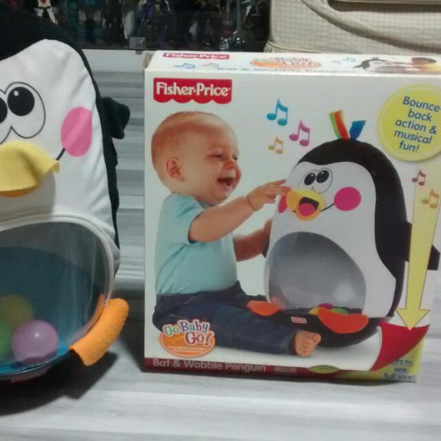 Fisher Price Go Baby Go Bat And Wobble Penguin, Babies & Kids, Infant ...