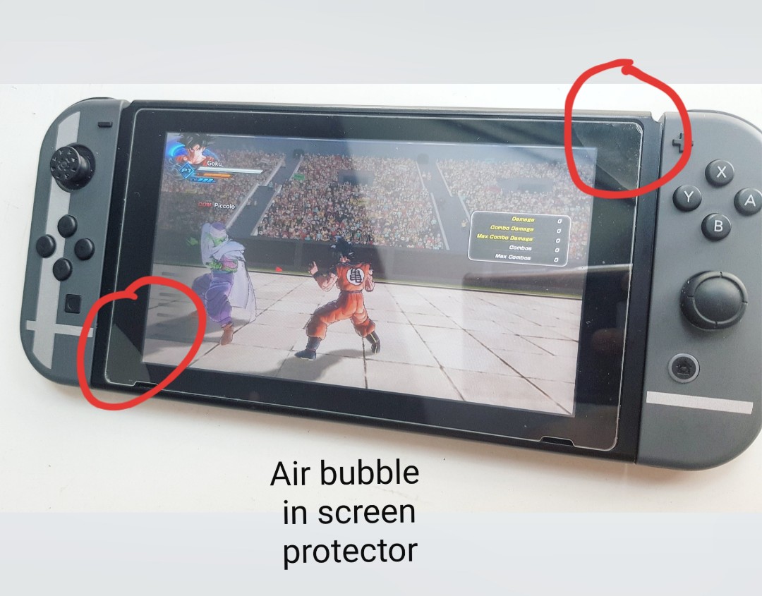 Full set SSBU Nintendo Switch + 1 Game + Charging dock + Carrying case ...