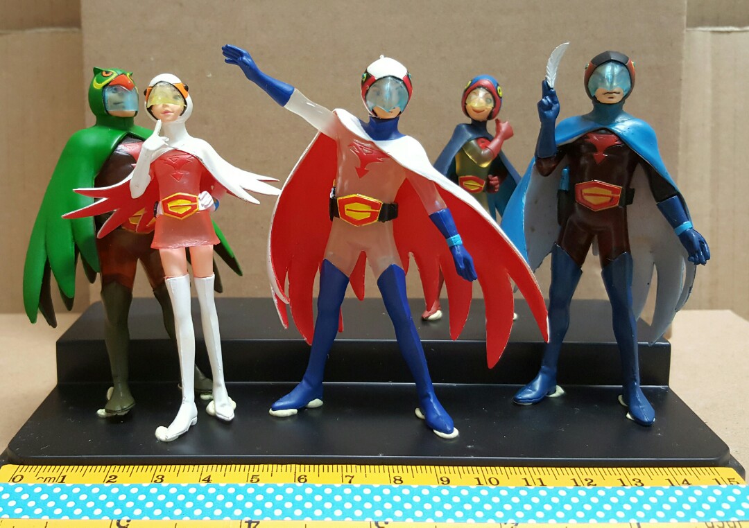 Gatchaman 5 Figure Set Unifive Gachaman, Hobbies & Toys, Toys & Games on Carousell