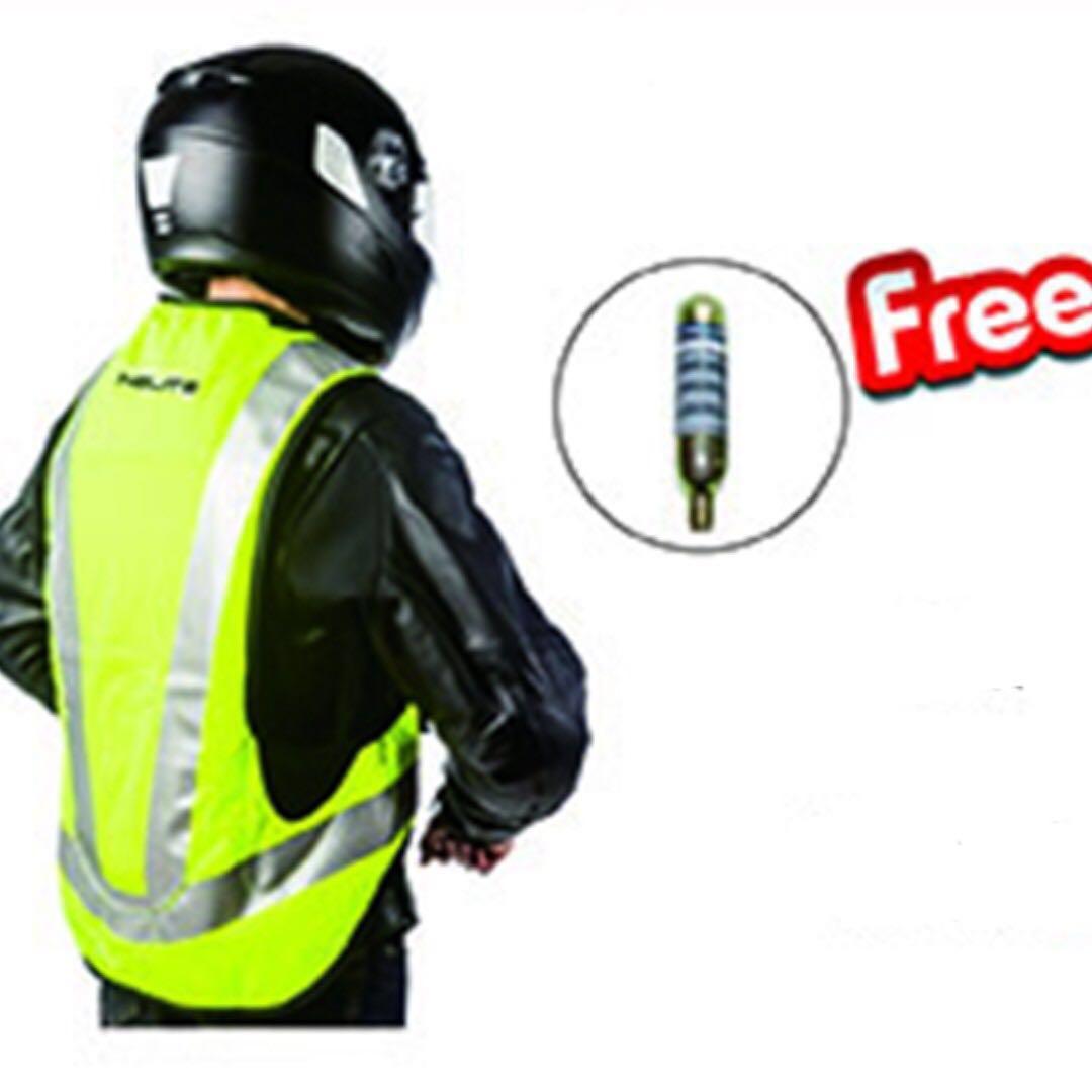 Helite Turtle Airbag Vest Hi-vis Motorcycle Driver Protected Jacket ...