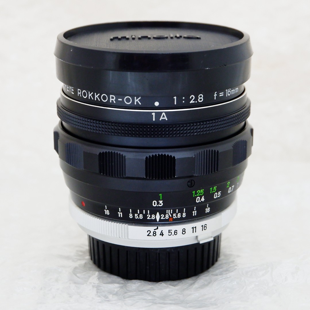 Minolta 16mm f2.8 Fisheye MC ROKKOR OK Manual Focus MD mount ...