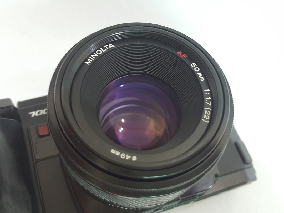 MINOLTA Autofocus SLR 7000 coupled w/ AF50 f1.7 lens #EndgameYourExcess ...