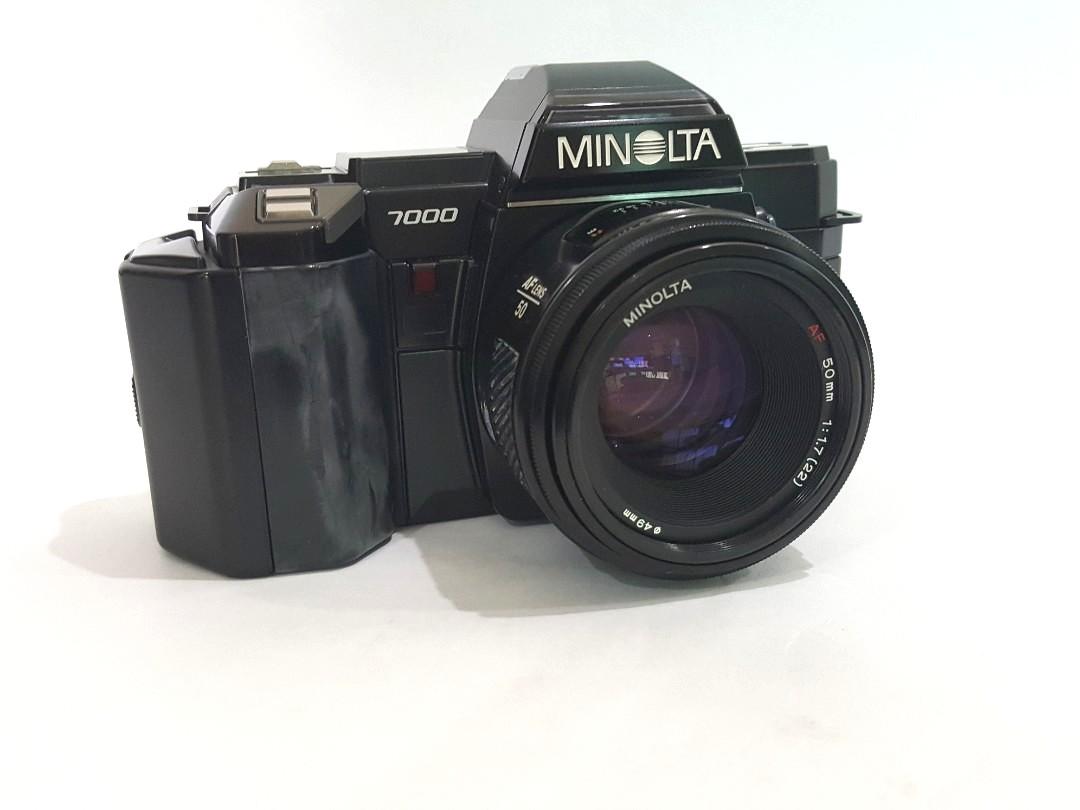 MINOLTA Autofocus SLR 7000 coupled w/ AF50 f1.7 lens #EndgameYourExcess ...