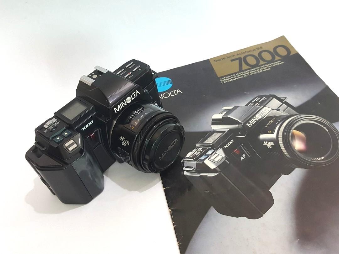 MINOLTA Autofocus SLR 7000 coupled w/ AF50 f1.7 lens #EndgameYourExcess ...