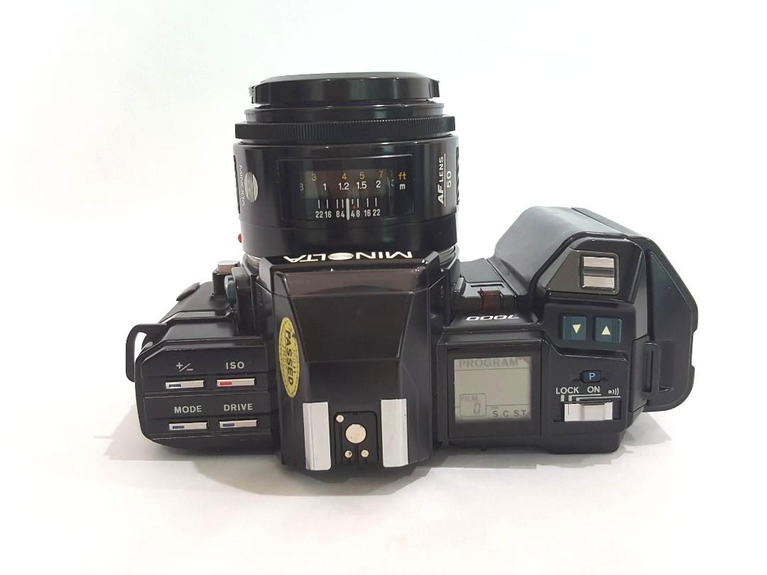 MINOLTA Autofocus SLR 7000 coupled w/ AF50 f1.7 lens #EndgameYourExcess ...