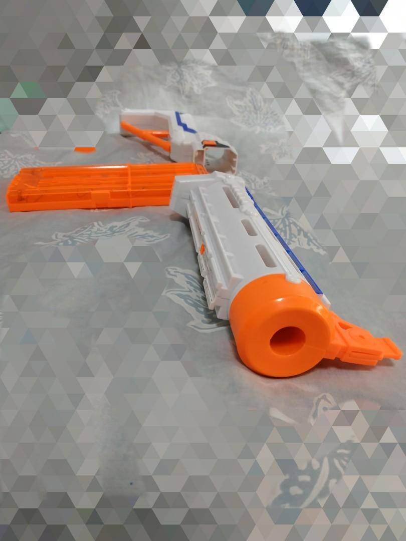 NERF RETALIATOR front barrel , backstock and 12-Dart Clip, Hobbies ...