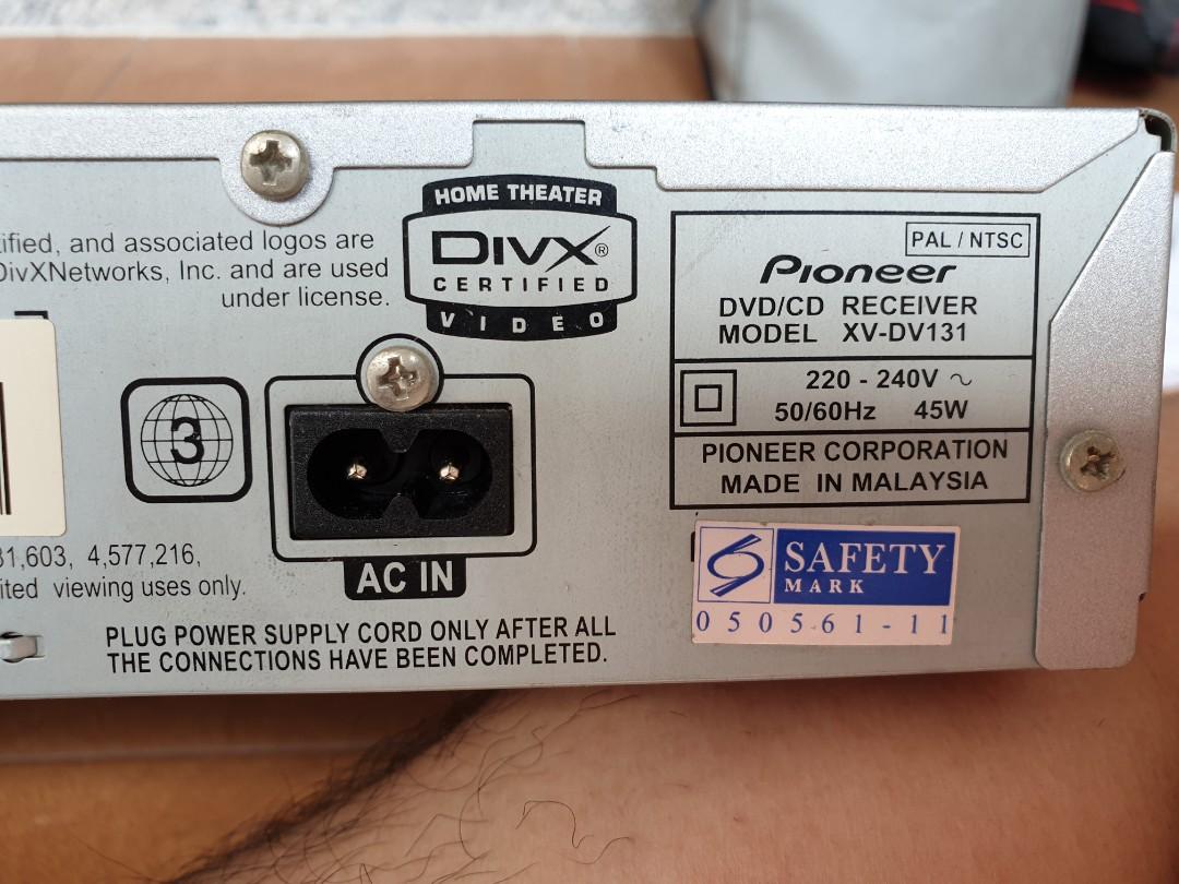 Pioneer XVDV 131 DVD player, Audio, Soundbars, Speakers & Amplifiers on ...