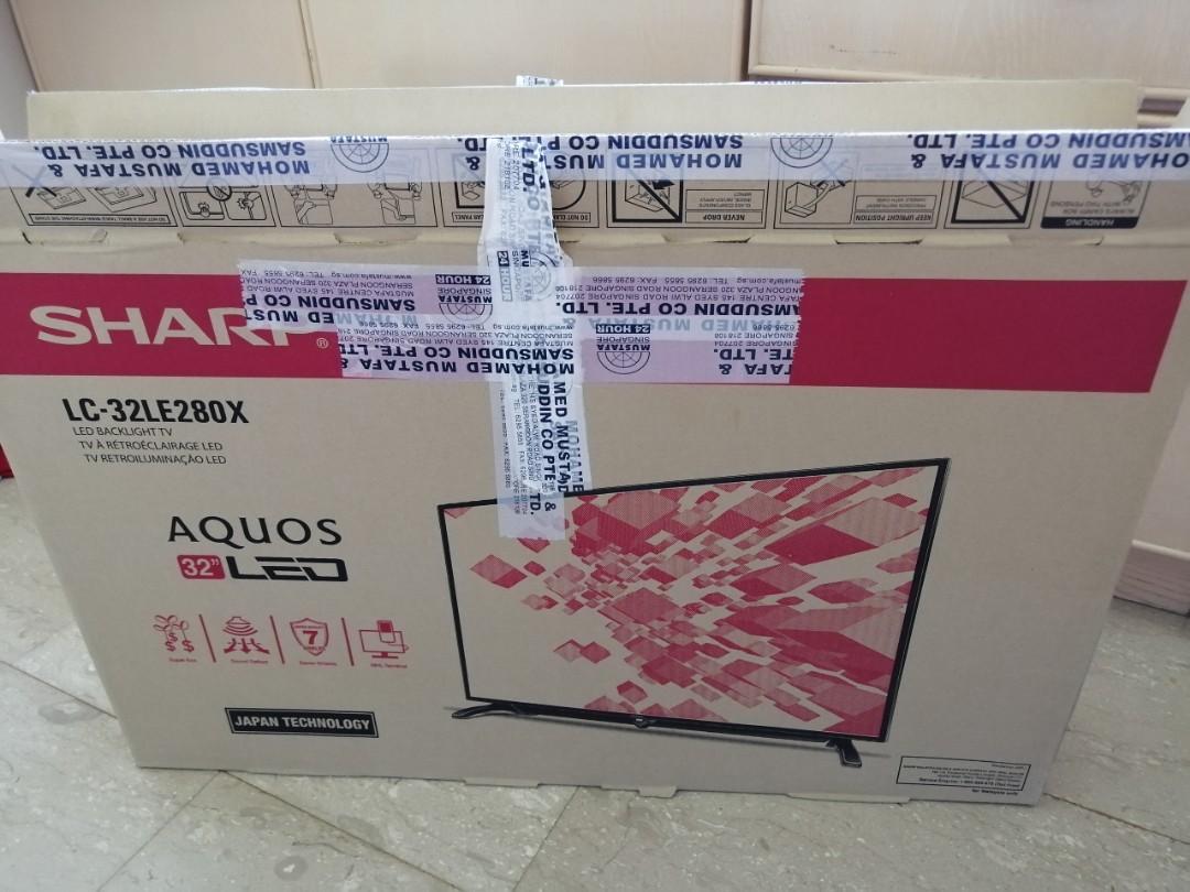 Sharp LED 32" Tv, TV & Home Appliances, TV & Entertainment, TV on Carousell