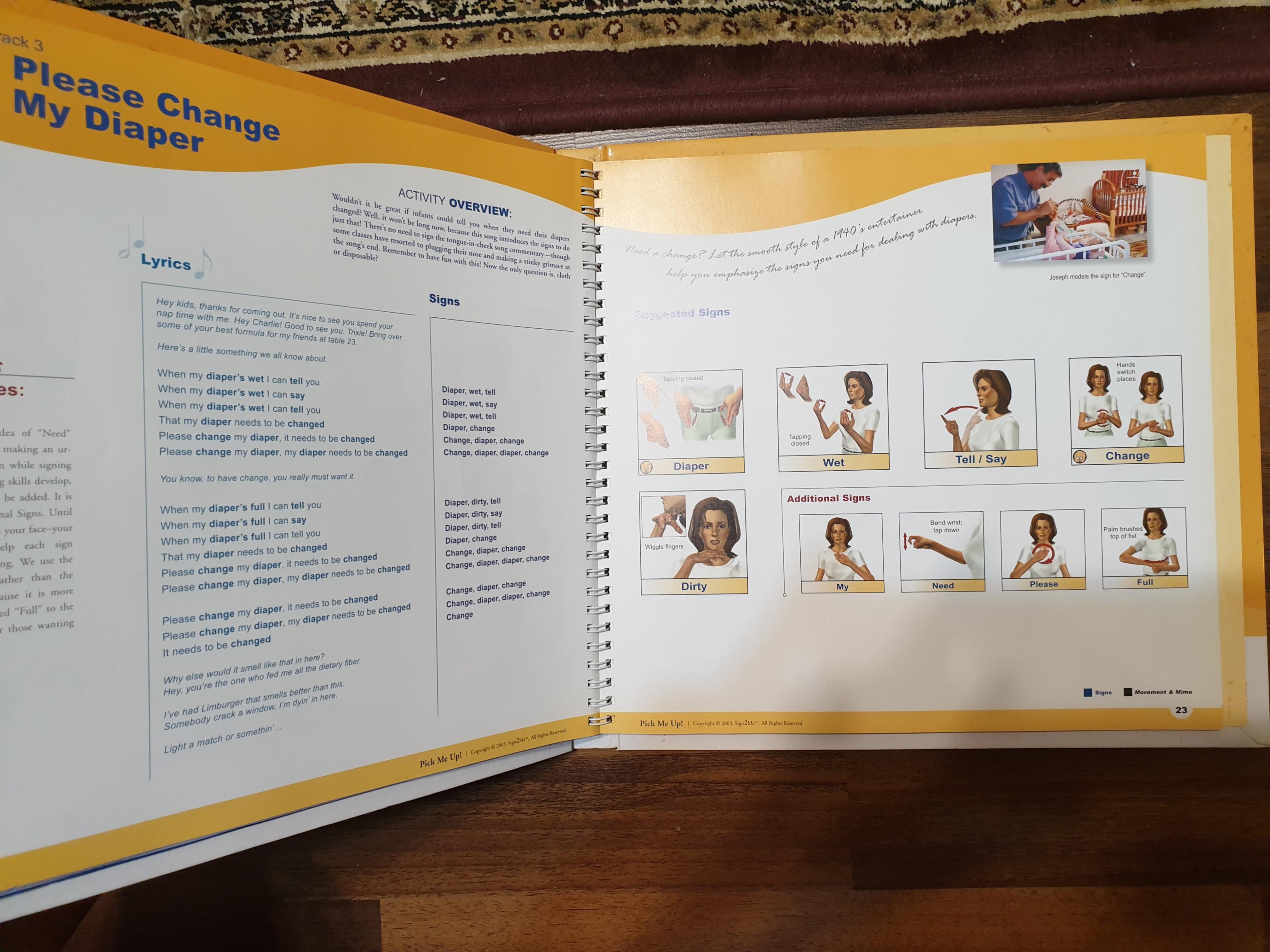 Sign language book, Hobbies & Toys, Books & Magazines, Assessment Books ...