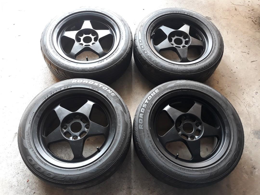 Sportrim Spoon 15" pcd 4x114, Auto Accessories on Carousell