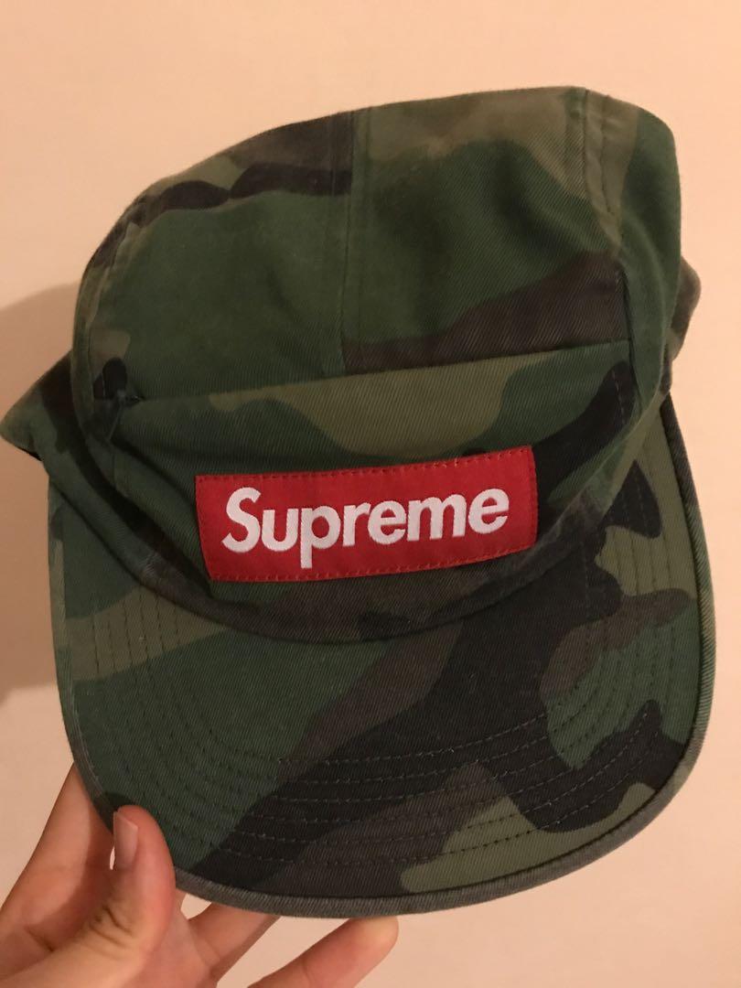 Supreme woodland camo camp cap, Men's Fashion, Watches & Accessories, Caps & Hats on Carousell