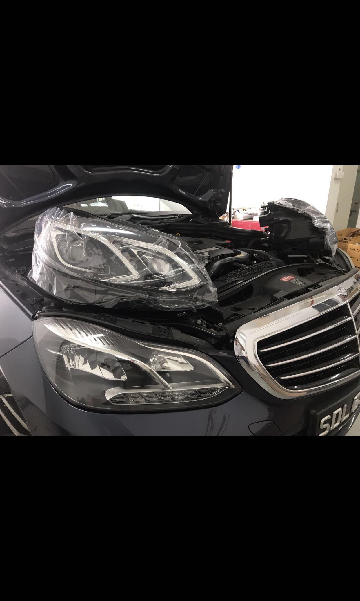 W212 OEM Facelift headlamp, Car Accessories, Accessories on Carousell