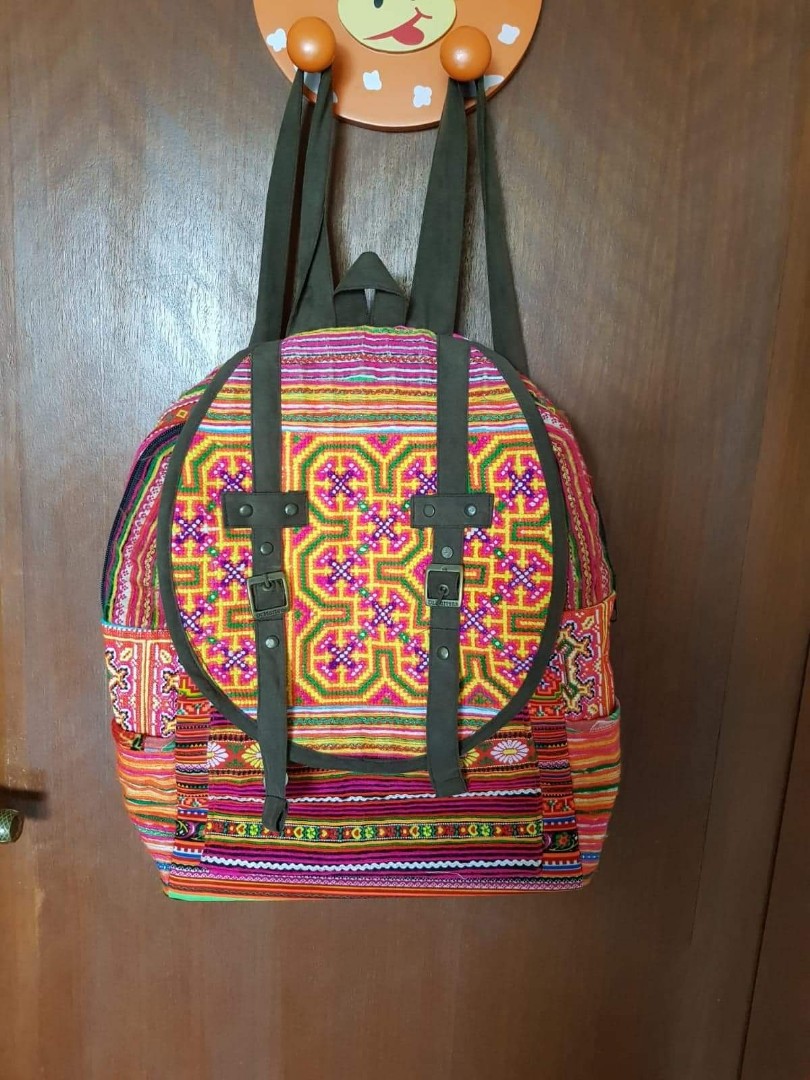 Weaved backpack, Women's Fashion, Bags & Wallets, Backpacks on Carousell