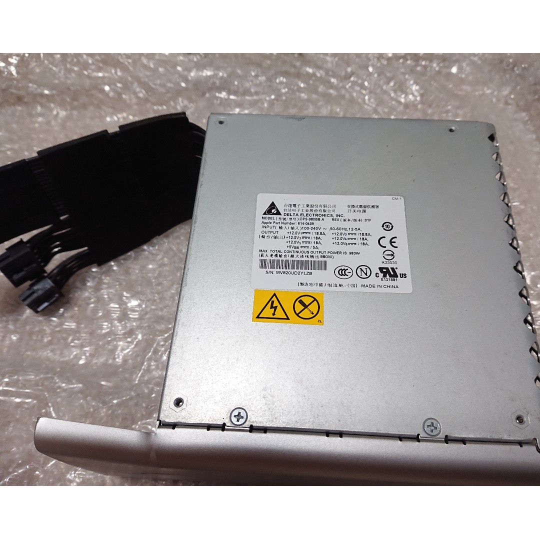 放9成新Mac Pro 火牛 PSU 980W DPS-980BB A rev:01F Apple P/N:614-0409, 電腦＆科技 ...