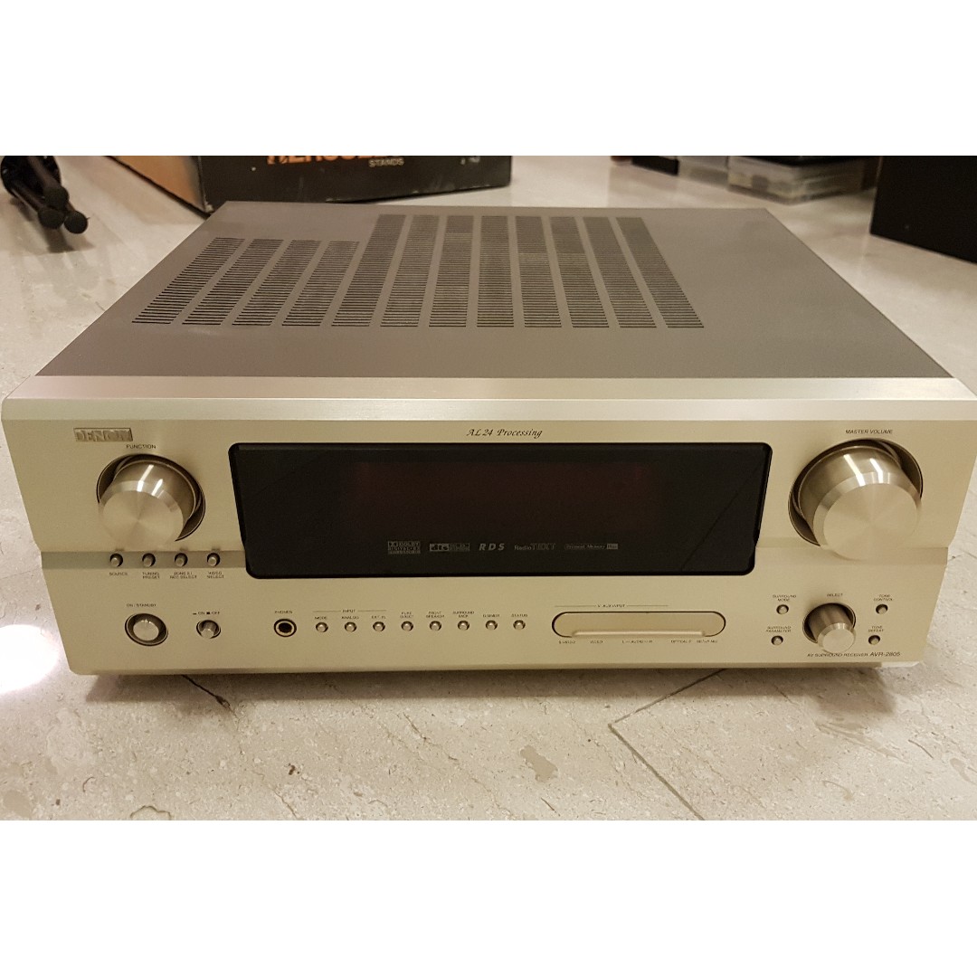 Denon AVR-2805 (gold), Audio, Soundbars, Speakers & Amplifiers on Carousell