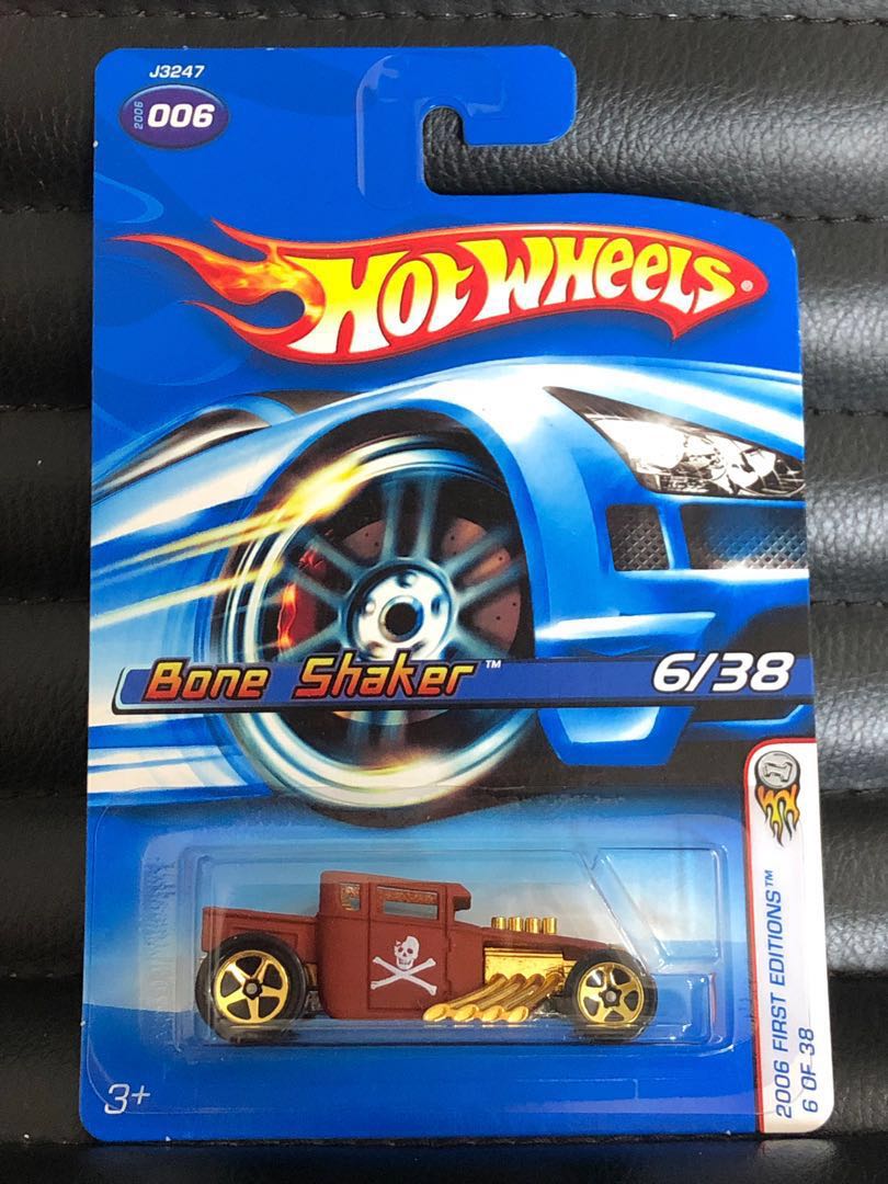 Hot Wheels 2006 First Edition Boneshaker Bone Shaker (Broken Skull ...