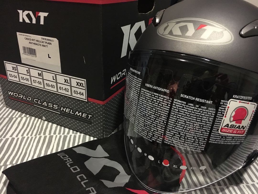 KYT Helmet , Motorcycles, Motorcycle Apparel on Carousell
