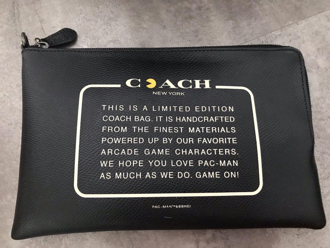 Limited edition coach pac man tote bag, Women's Fashion, Bags & Wallets ...