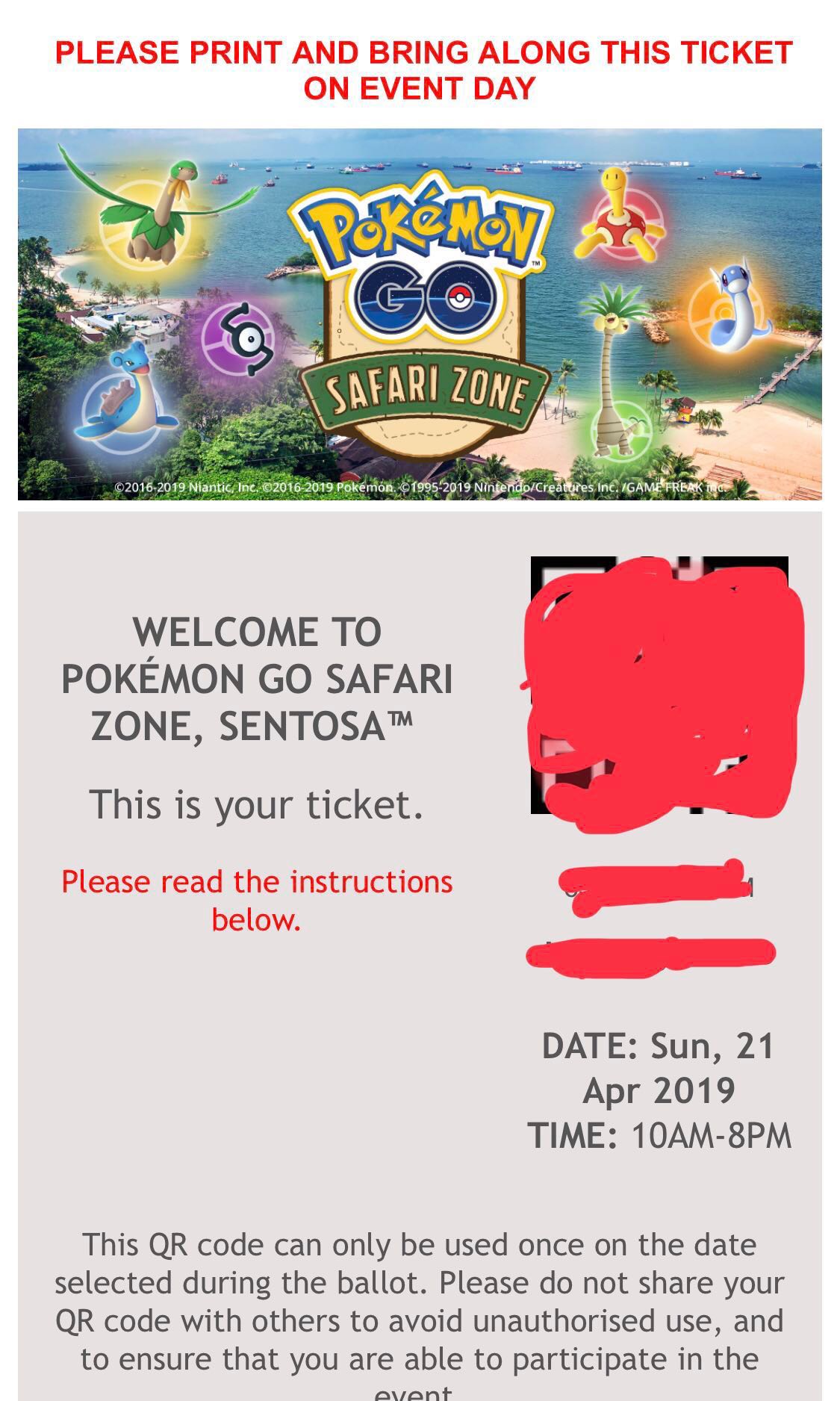 Pokemon Go Safari Zone, Sentosa, Tickets & Vouchers, Local Attractions ...
