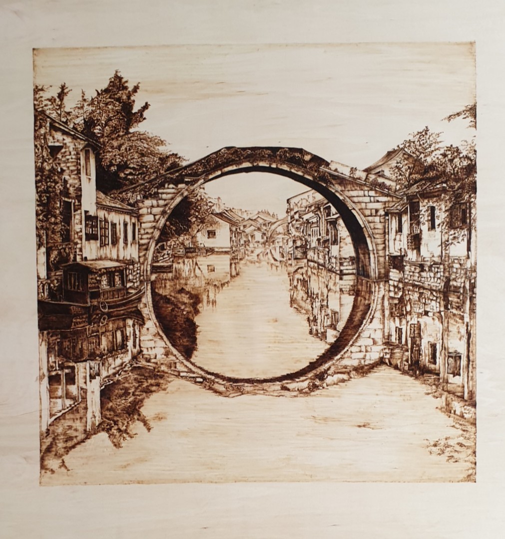 Pyrography Art - Nanxun Water Town, Hobbies & Toys, Stationery & Craft ...