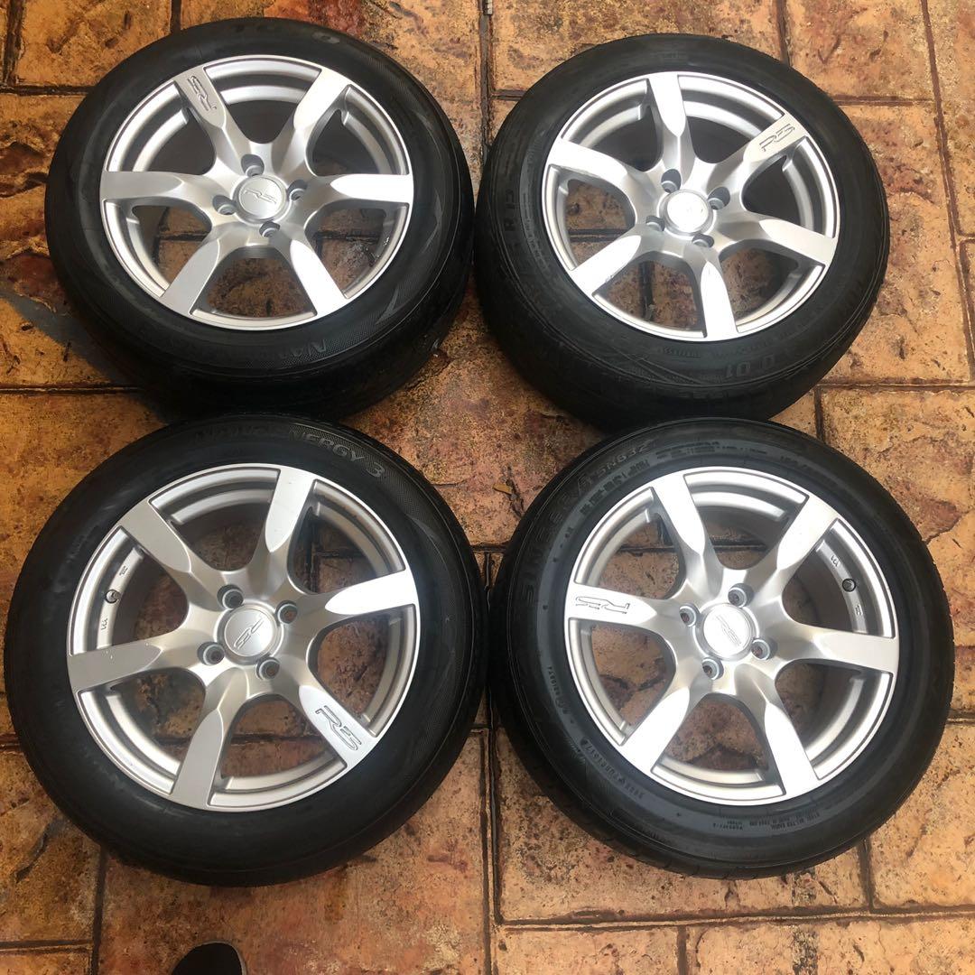 Rim R3 15x7jj pcd100, Auto Accessories on Carousell